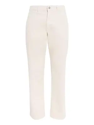 Nn07 Stretch-organic Cotton Aden Chinos - White