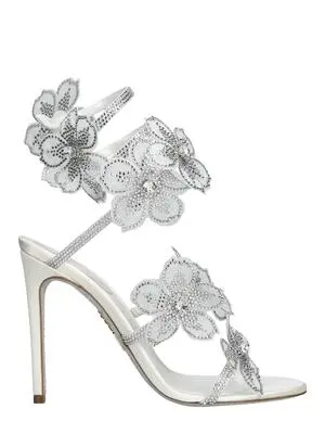 RENE CAOVILLA René Caovilla Cleo 105 Floral Satin Sandals