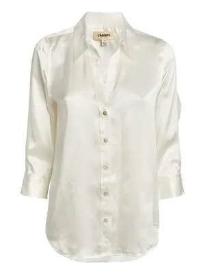L'Agence Dani Sleeve Blouse - Ivory