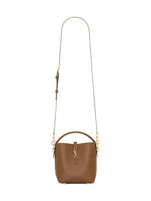 Saint Laurent Le 37 Mini Bucket Bag - Brown