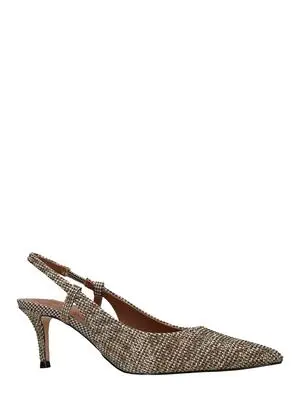 Kurt Geiger Slingback Court Shoes - Beige