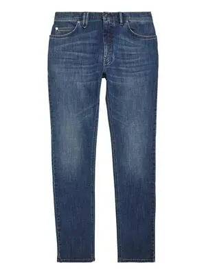 Brioni Organic Denim Meribel Straight Jeans - Blue