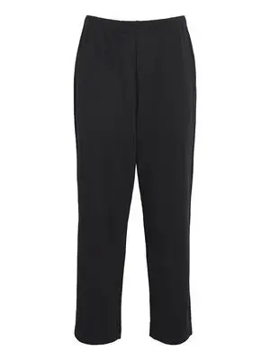 LESET Cotton Straight Leg Trousers - Black
