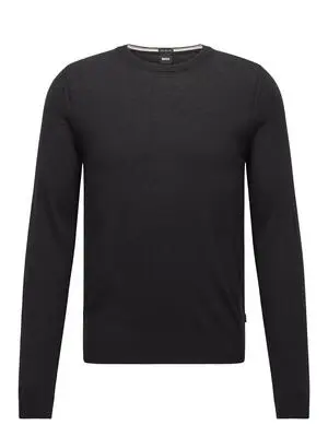 BOSS Virgin Wool Crew-Neck Sweater