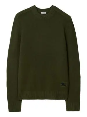 Burberry Cashmere-blend Ekd Sweater - Green