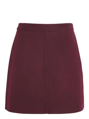 Claudie Pierlot Wool Mini Skirt - Red