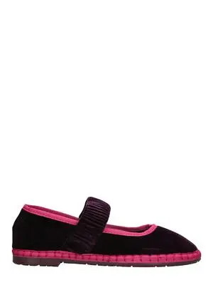 FLABELUS Velvet Mafalda Espadrilles - Purple