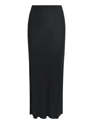 SKIMS Sheer Modal Maxi Skirt - Black
