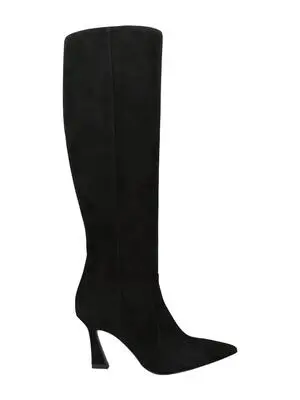 STUART WEITZMAN Suede Vinnie Boots - Black