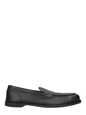 John Lobb Leather Pace Loafers - Black