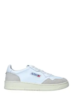 AUTRY Leather Medalist Low-top Sneakers - White
