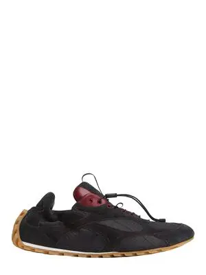 Bottega Veneta Suede-trim Sneakers - Black