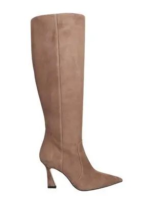 STUART WEITZMAN Suede Vinnie 85 Boots - Brown