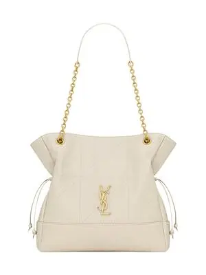 Saint Laurent Small Jamie Shoulder Bag - White