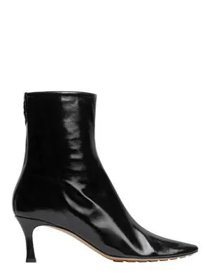 Bottega Veneta Leather Sofia Ankle Boots 60 - Black