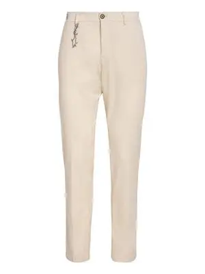 Paul & Shark Cotton-silk-blend Straight Chinos - Ivory