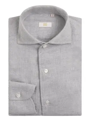 100HANDS Cotton-cashmere Shirt - Grey