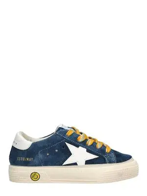 GOLDEN GOOSE May Suede Sneakers - Blue