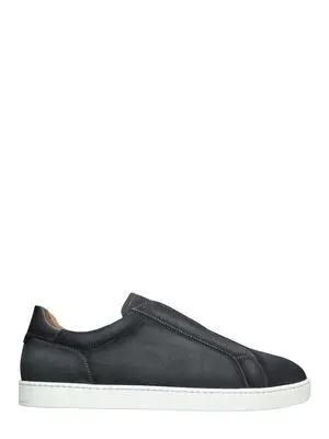 Magnanni Leather Slip-on Sneakers - Grey