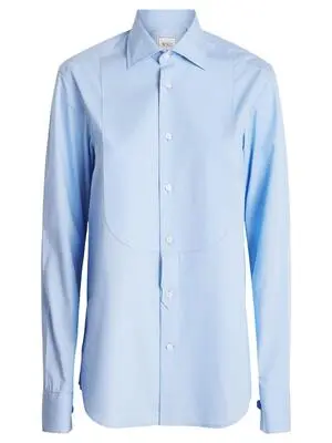 WITH NOTHING UNDERNEATH Dress Shirt - Blue