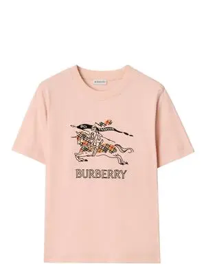 Burberry Cotton Ekd T-shirt - Red