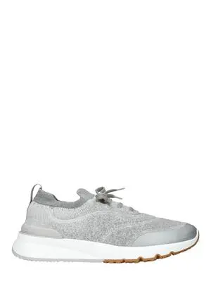 Brunello Cucinelli Knitted Sportiv Sneakers - Grey
