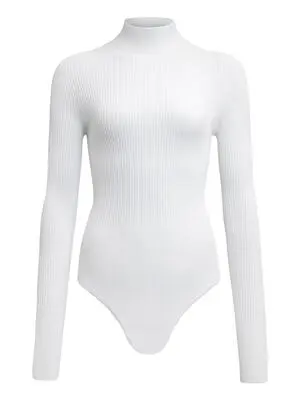Alaïa High-neck Bodysuit - White