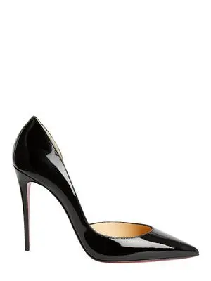CHRISTIAN LOUBOUTIN Iriza 100 Patent Pumps - Black