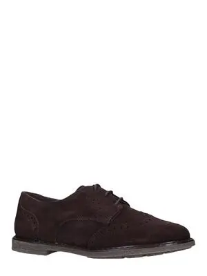 PAPOUELLI Arthur Suede Brogues - Brown