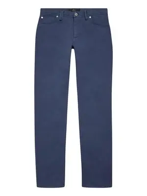 Brioni Stretch-cotton Chinos - Blue