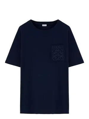 Loewe Cotton Anagram T-shirt - Navy