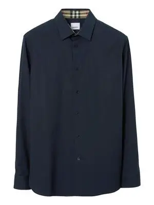 BURBERRY Stretch-cotton Ekd Shirt