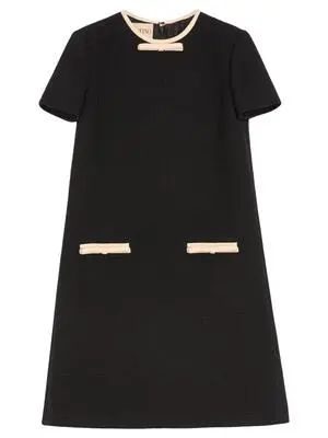 Valentino Garavani Wool-blend Mini Dress - Beige