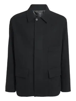 LE17SEPTEMBRE Wool Field Jacket - Black