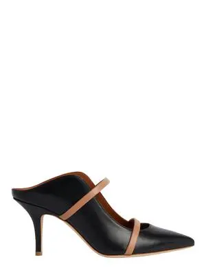 MALONE SOULIERS Leather Maureen Mules Black