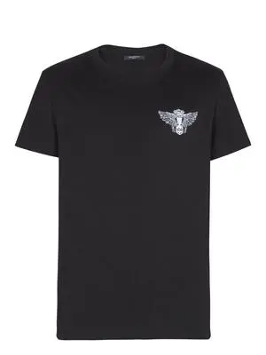 Balmain Cotton Logo T-shirt - Black