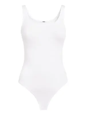 Wolford Cotton-blend Jamaika Bodysuit - White
