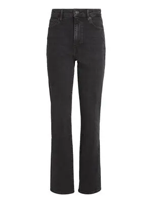 FRAME The Ruler Straight-leg Jeans - Black