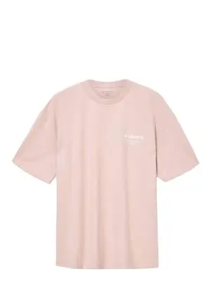 ALLSAINTS Organic Cotton Underground Print T-shirt Pink