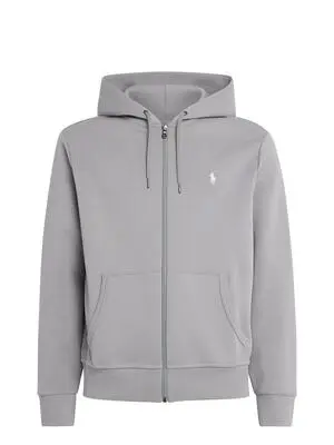 Polo Ralph Lauren Tech Knit Zip-up Hoodie - Grey