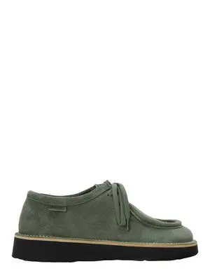 Loewe Suede Faro Shoes - Green