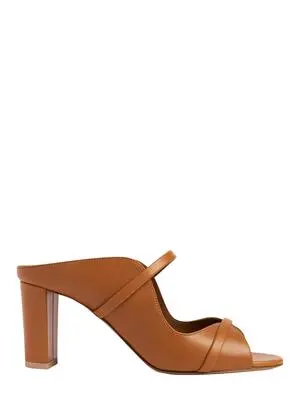 MALONE SOULIERS Leather Norah Heeled Sandals 70 - Brown