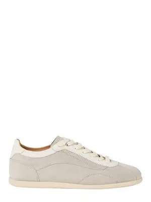 Brunello Cucinelli Suede Low-top Sneakers - Beige