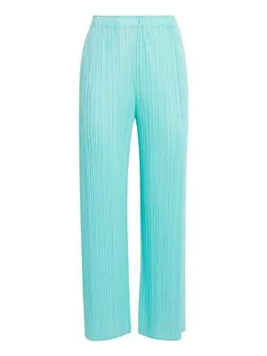 Issey Miyake Monthly Colors Straight Trousers - Blue