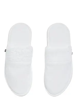 ABYSS & HABIDECOR Egyptian Cotton Christine Slippers - White