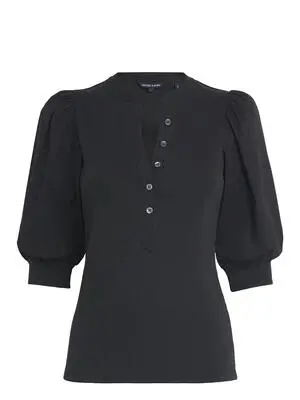 VERONICA BEARD Coralee Puff-Sleeve Top
