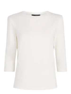 Max Mara Stretch-cotton T-shirt - White
