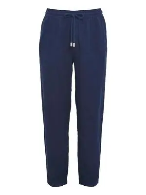 Vilebrequin Linen Drawstring Trousers - Navy