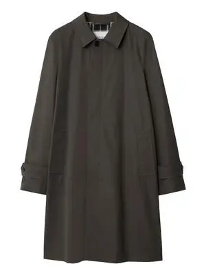Burberry Cotton Gabardine Car Coat - Grey