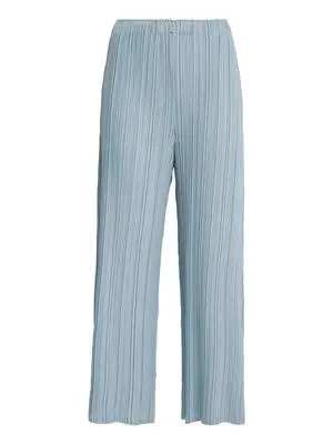 Issey Miyake Mellow Pleats Trousers - Grey